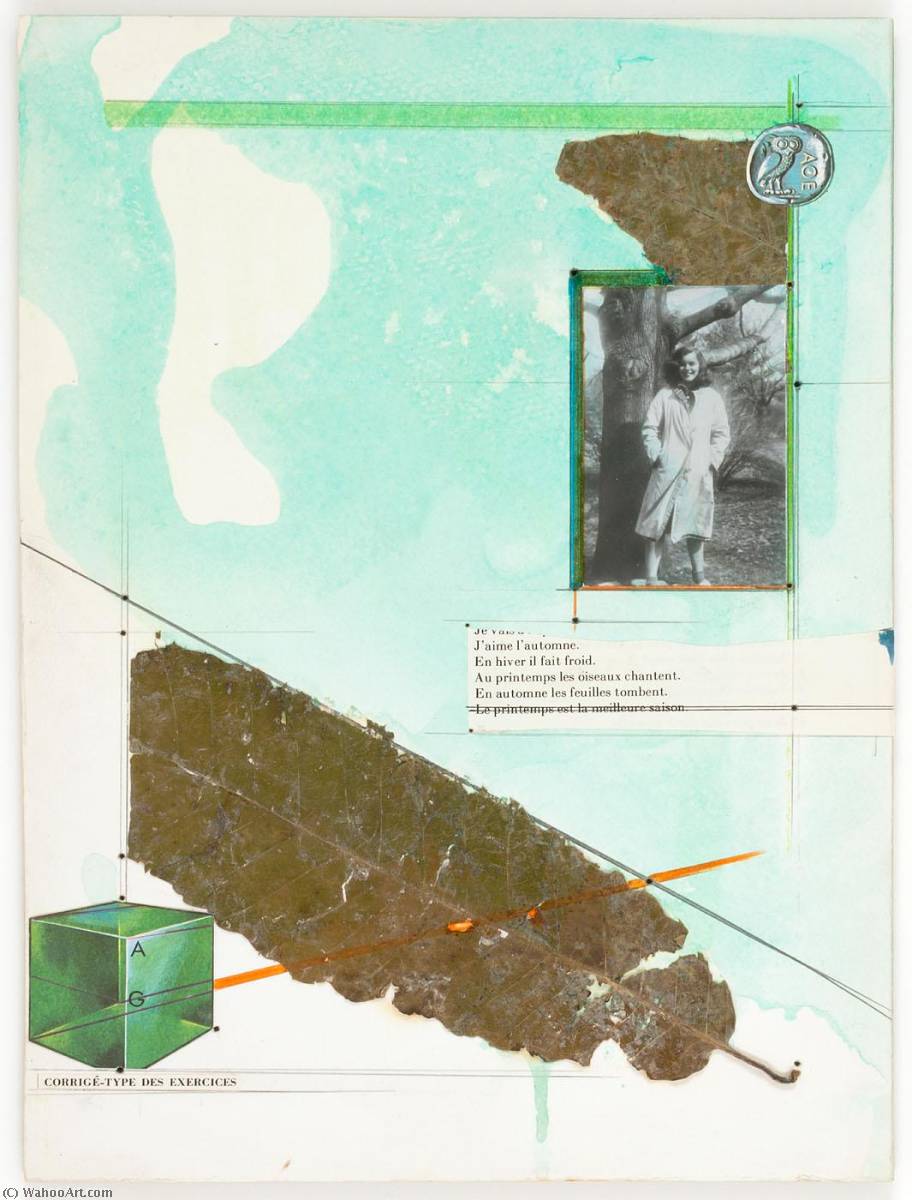 Buy a reproduction of Untitled (Leila Hadley in Raincoat, Leaf ...