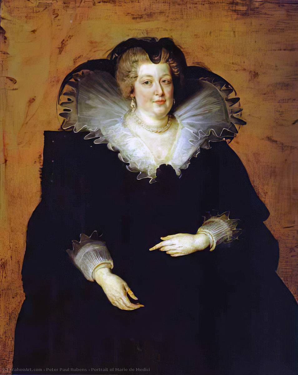 Get Art Reproductions Portrait of Marie de Medici, 1622 by Peter Paul ...