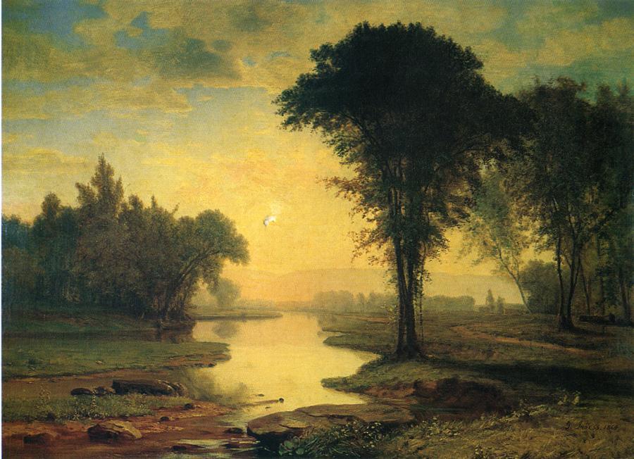 Reproduções De Arte O Elm, 1864 por George Inness (1825-1894, United ...