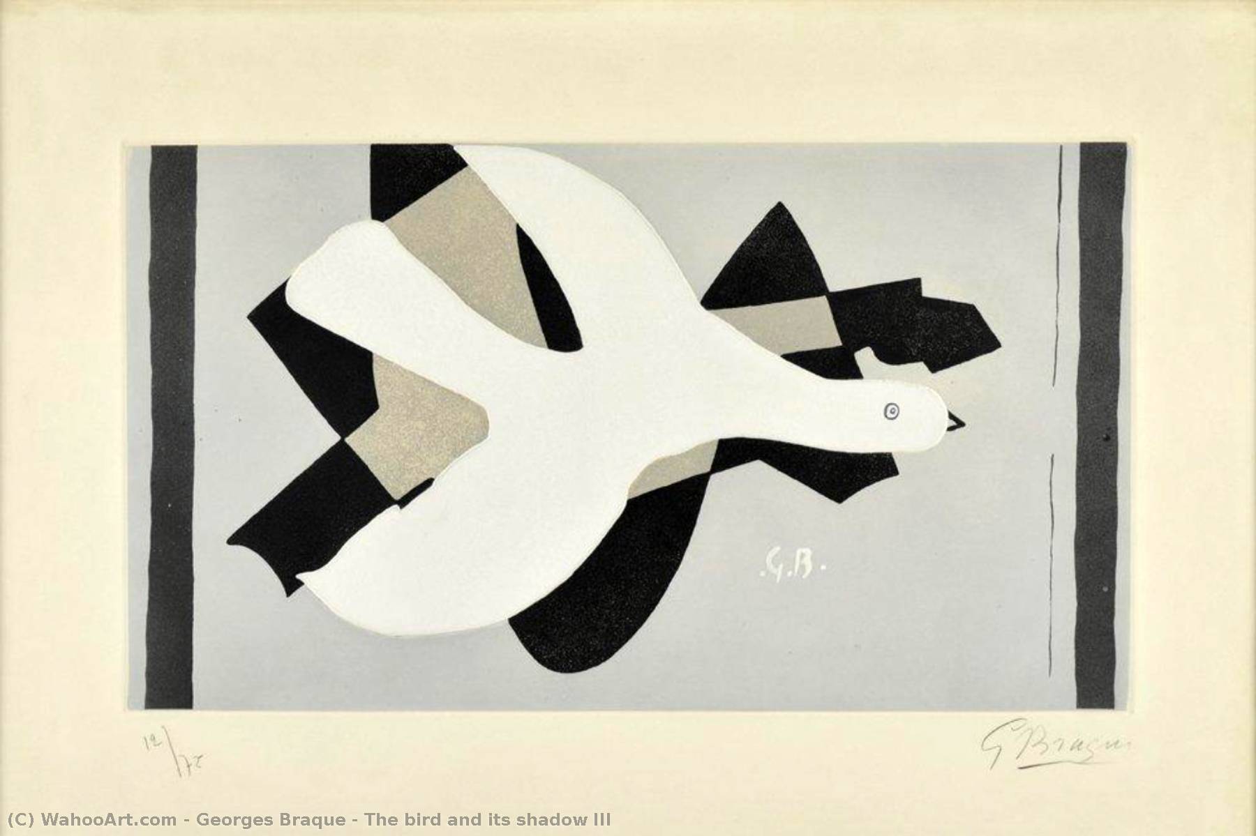 Buy Museum Art Reproductions The bird and its shadow III, 1961 by ...