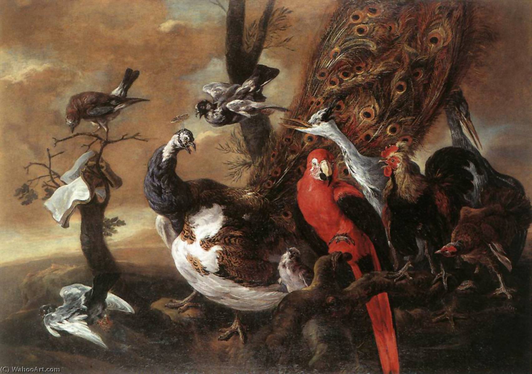 Obtener Grabados De Calidad Del Museo Bird Concert de Jan Fyt (Joannes ...