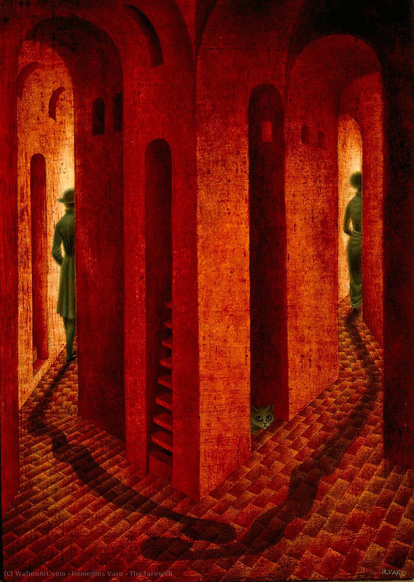 Artwork Replica The farewell by Remedios Varo (1865-1911, Spain ...