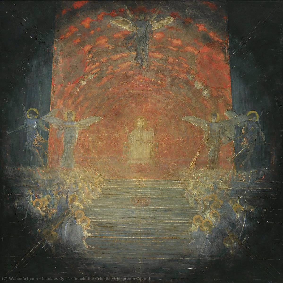 Reproduções De Belas Artes Eis o Cogumelo Celestial, 1895 por Nikolaos ...