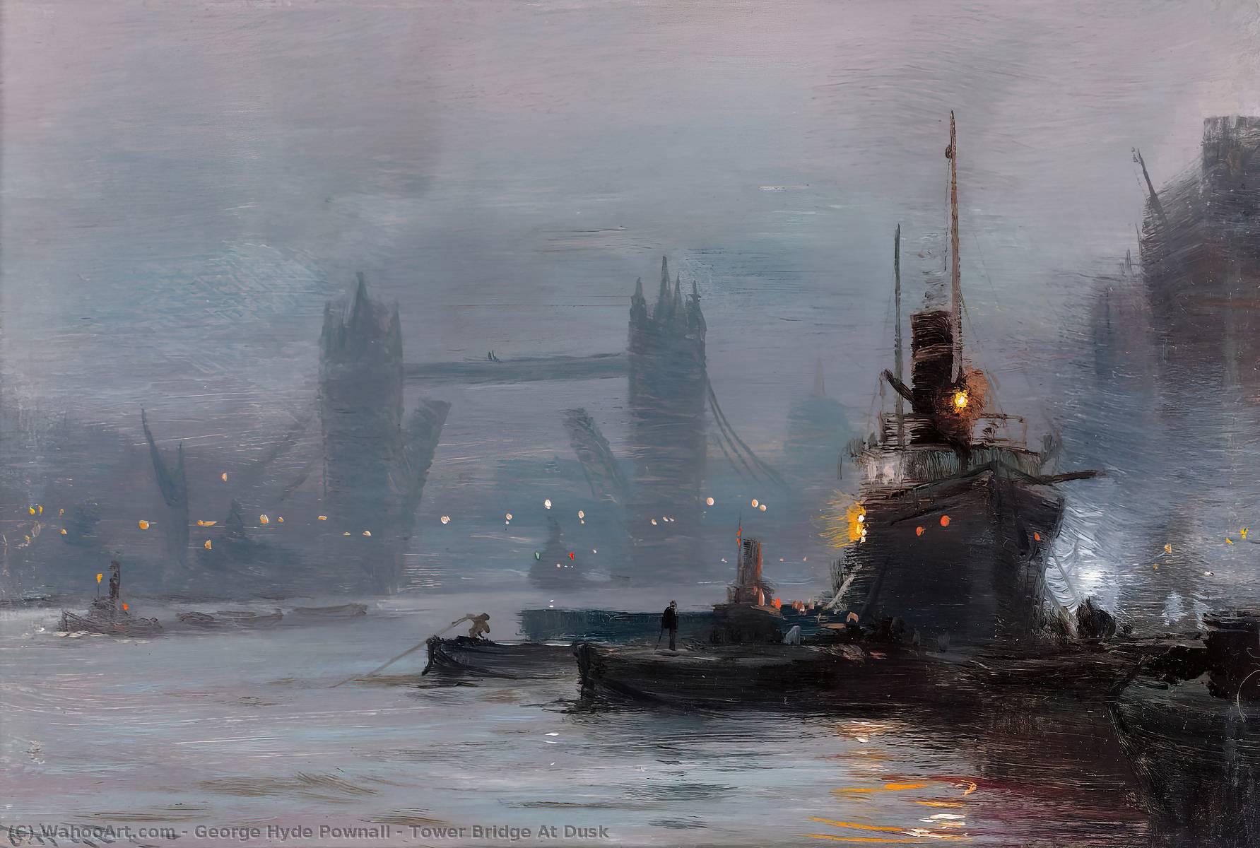 Famous Painting Of London Bridge