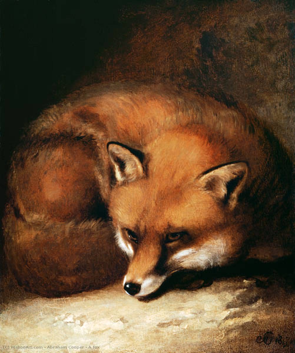 Art Reproductions A fox, 1817 by Abraham Cooper (1787-1868, United ...