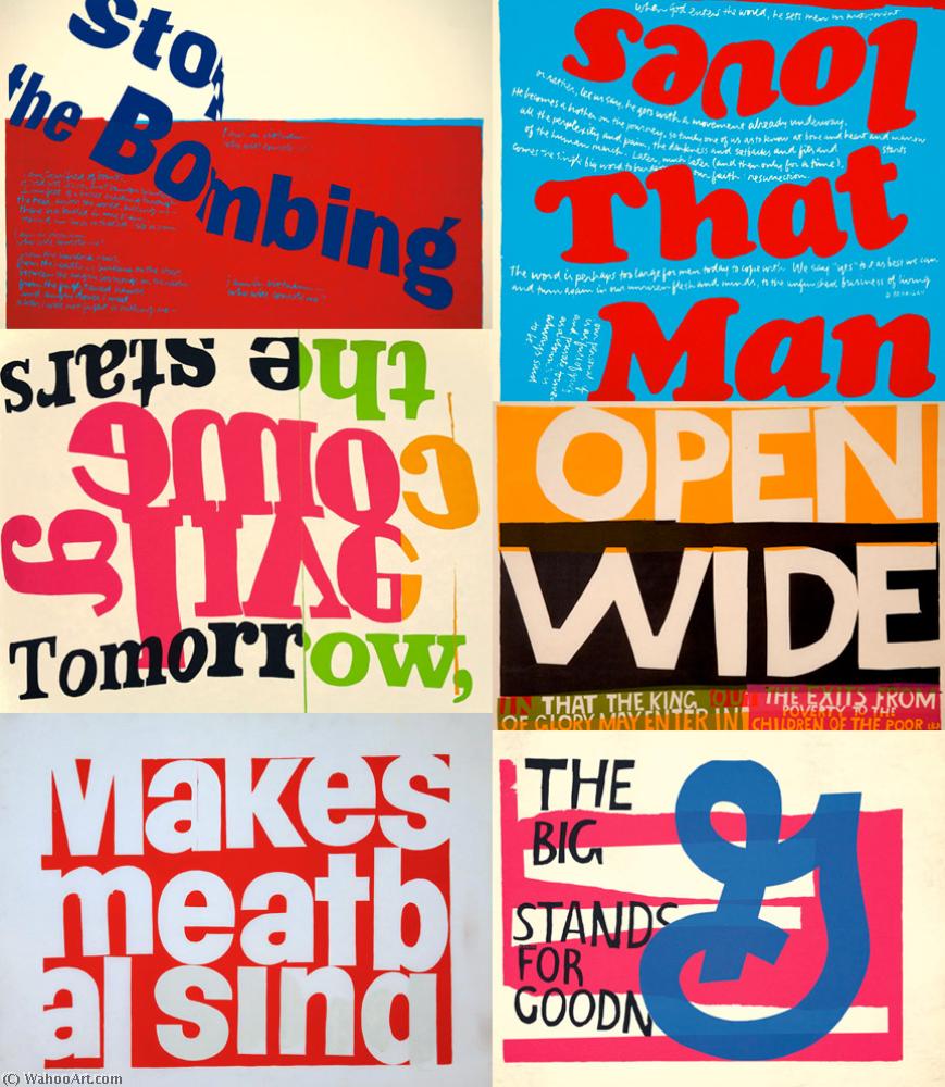 Museum Art Reproductions Collage by Corita Kent (Inspired By) (1918 ...