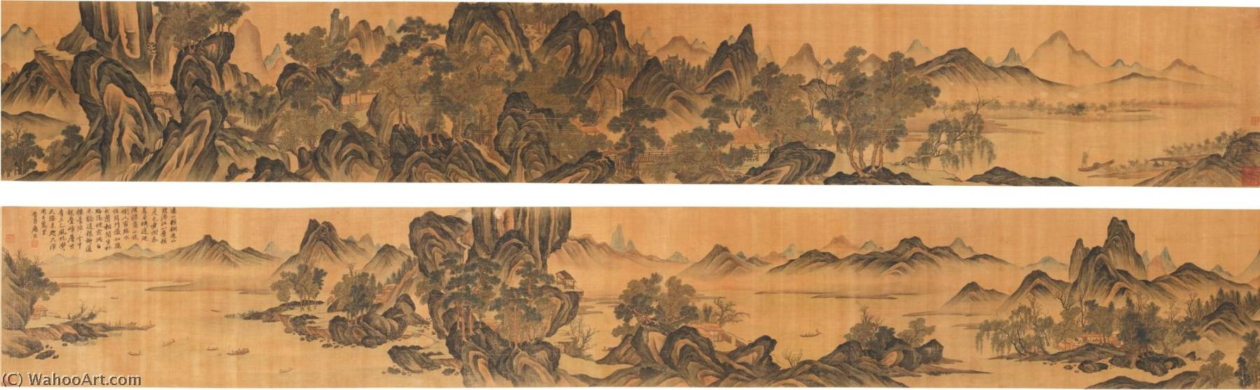 Buy Museum Art Reproductions LANDSCAPE by Tang Yin (1470-1524 ...