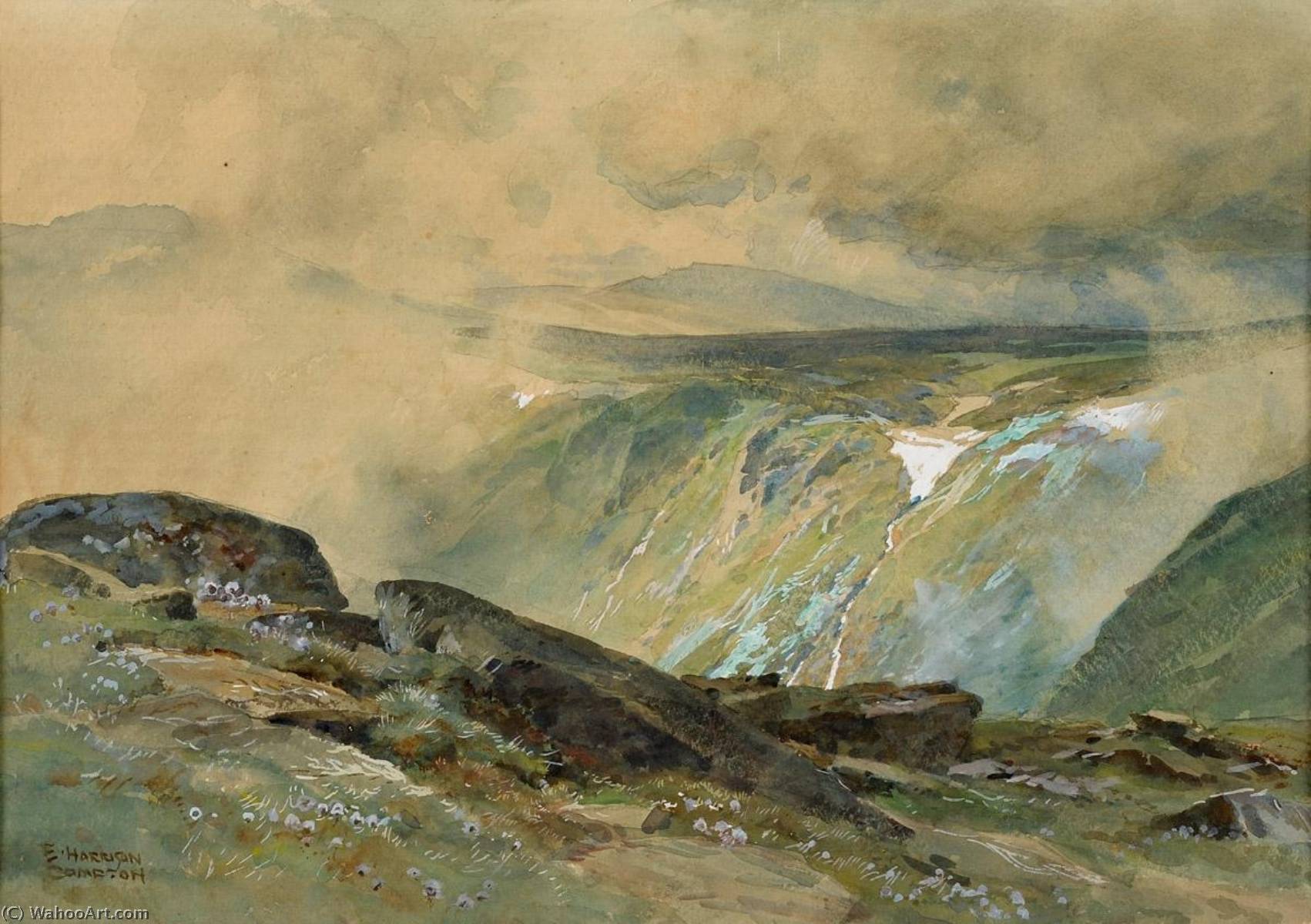 Purchase Oil Painting Replica Mountain Landscape by Edward Theodore ...