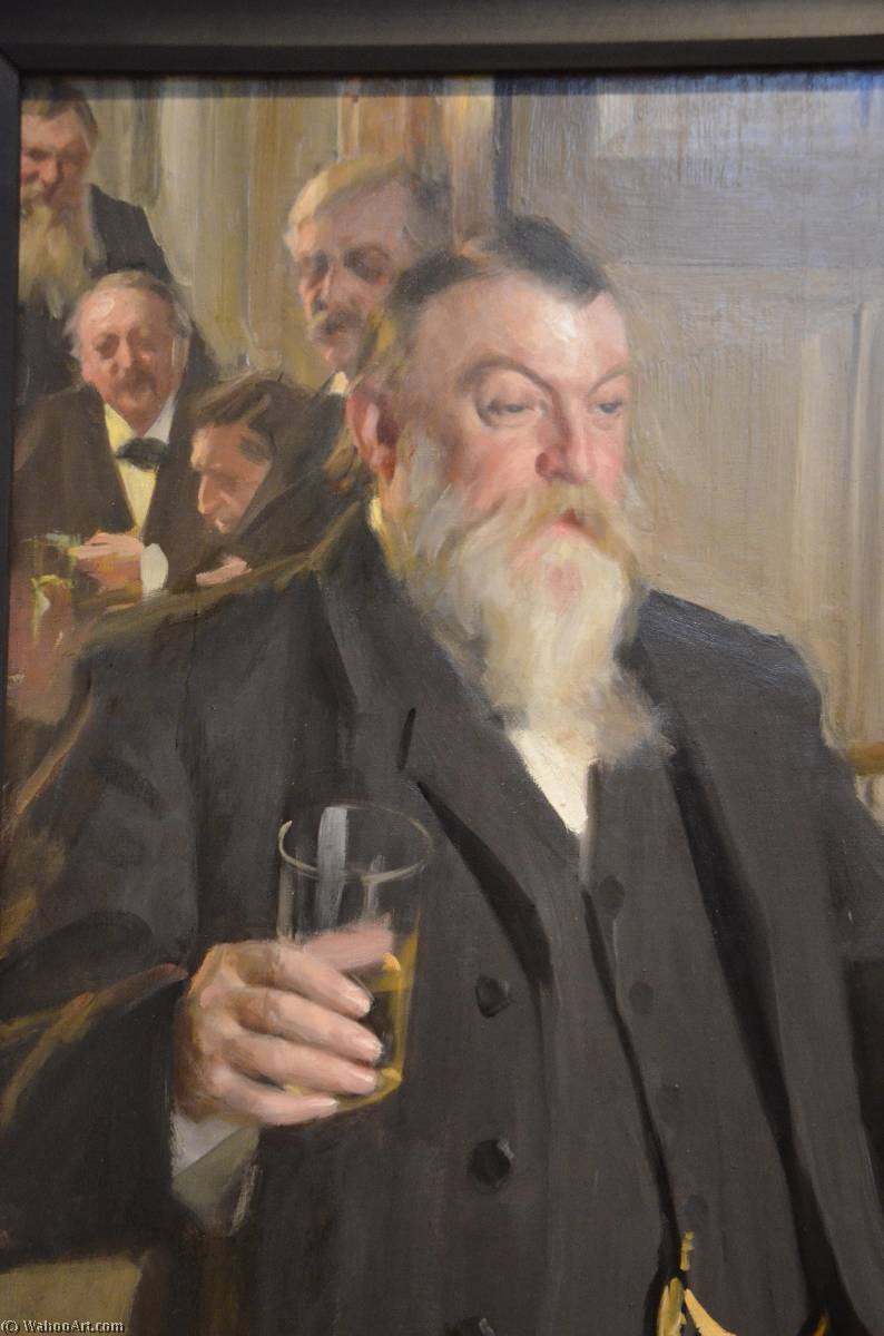 Paintings Reproductions A toast in Idun, 1892 by Anders Leonard Zorn ...
