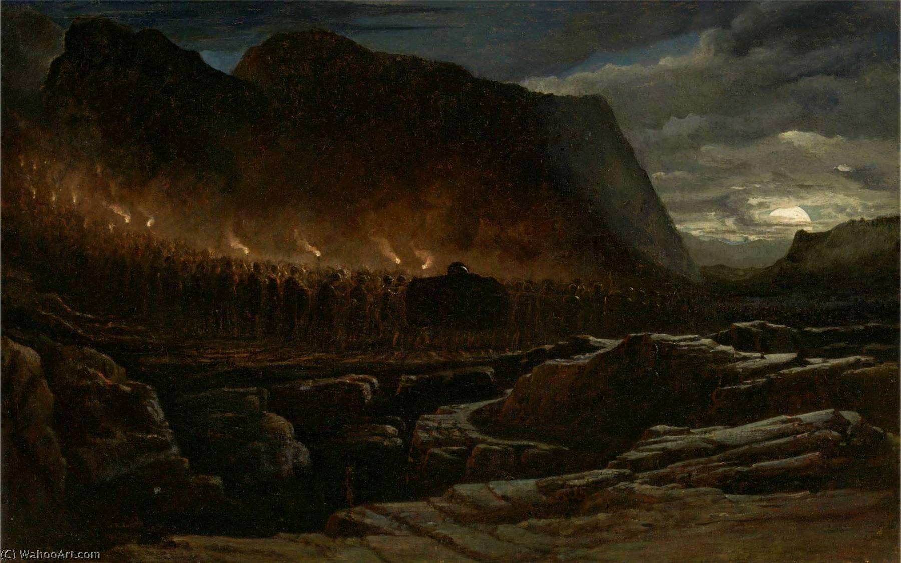 Artwork Replica Funeral Procession (also known as The Burial of Alaric ...