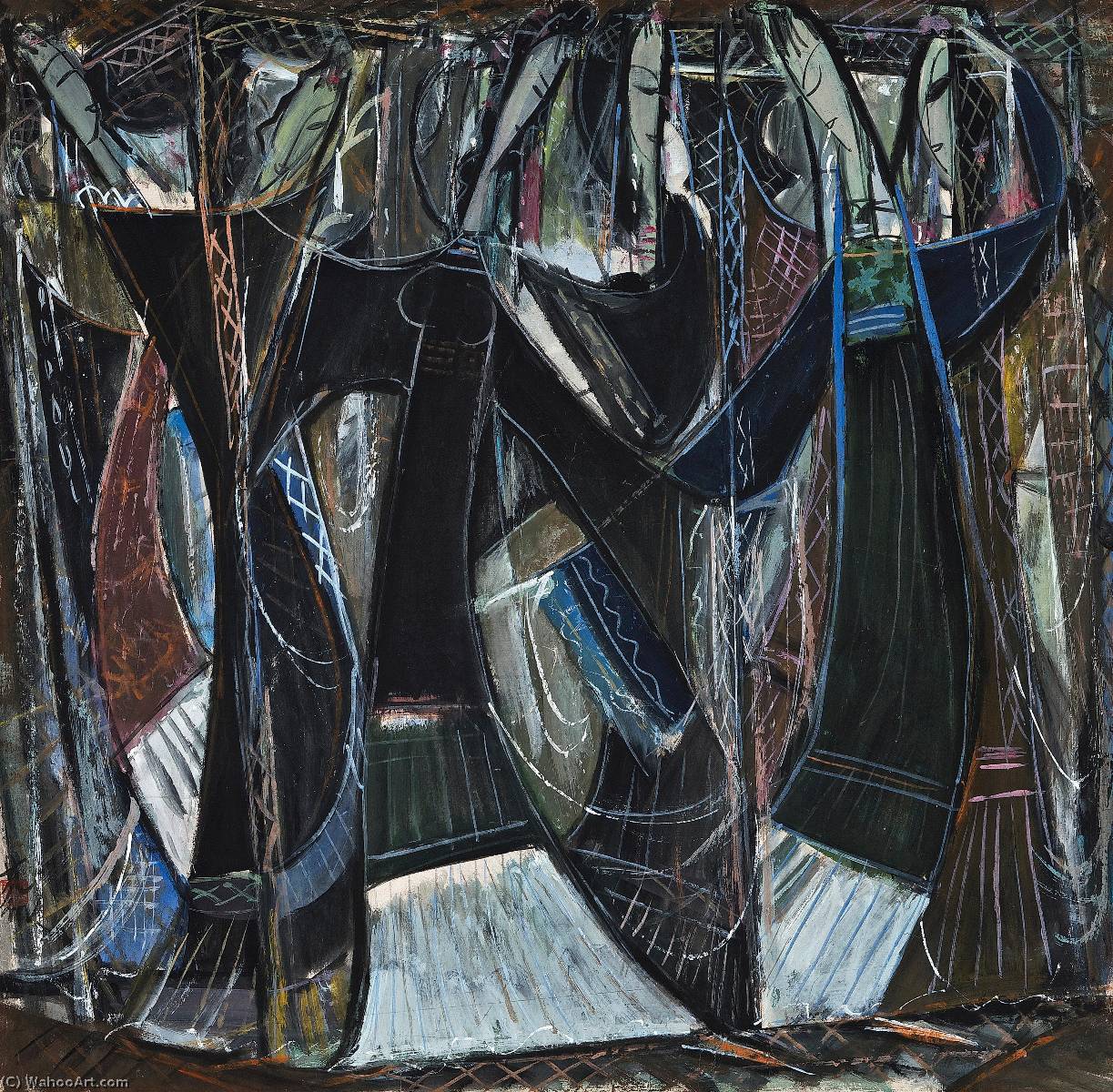 DANCERS de Lin Fengmian Lin Fengmian | WahooArt.com