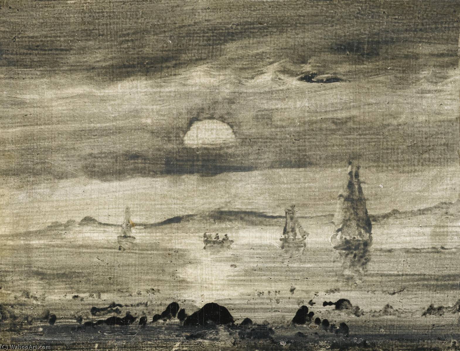 Get Paintings Reproductions Seascape by Peder Balke (1804-1887, Norway ...