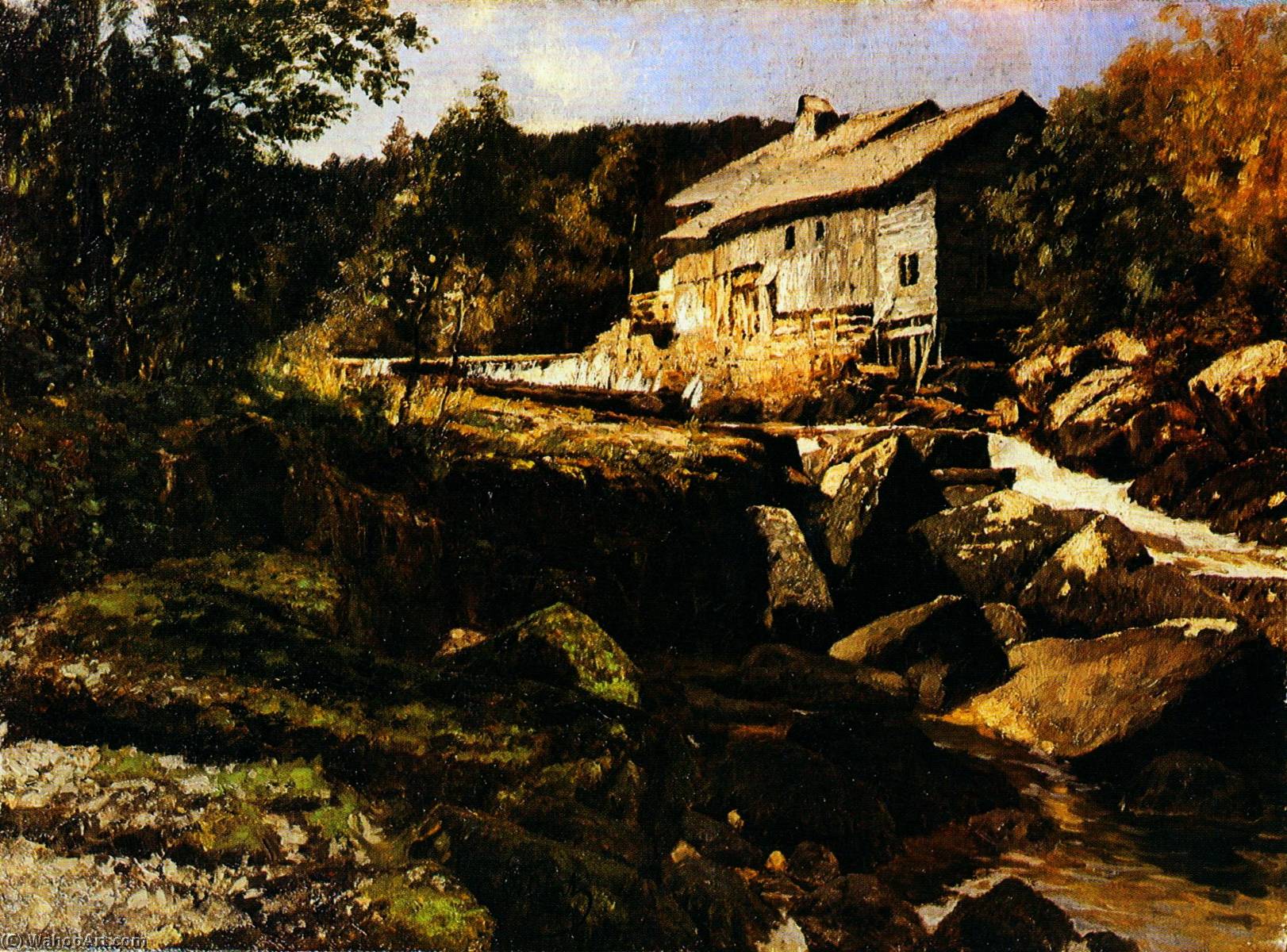 Get Paintings Reproductions Mill near Saut du Doubs (I. version), 1892 ...