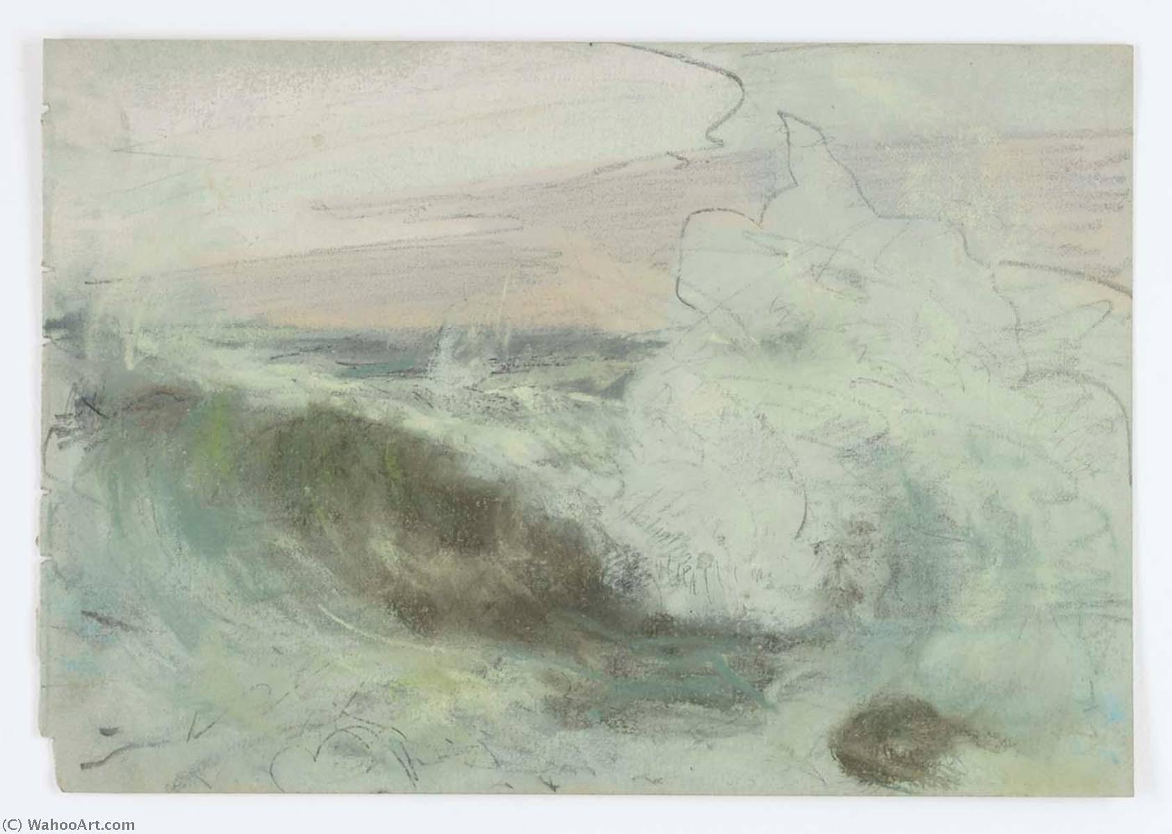 Order Artwork Replica Untitled (Breaking Wave) by Howard Russell Butler ...