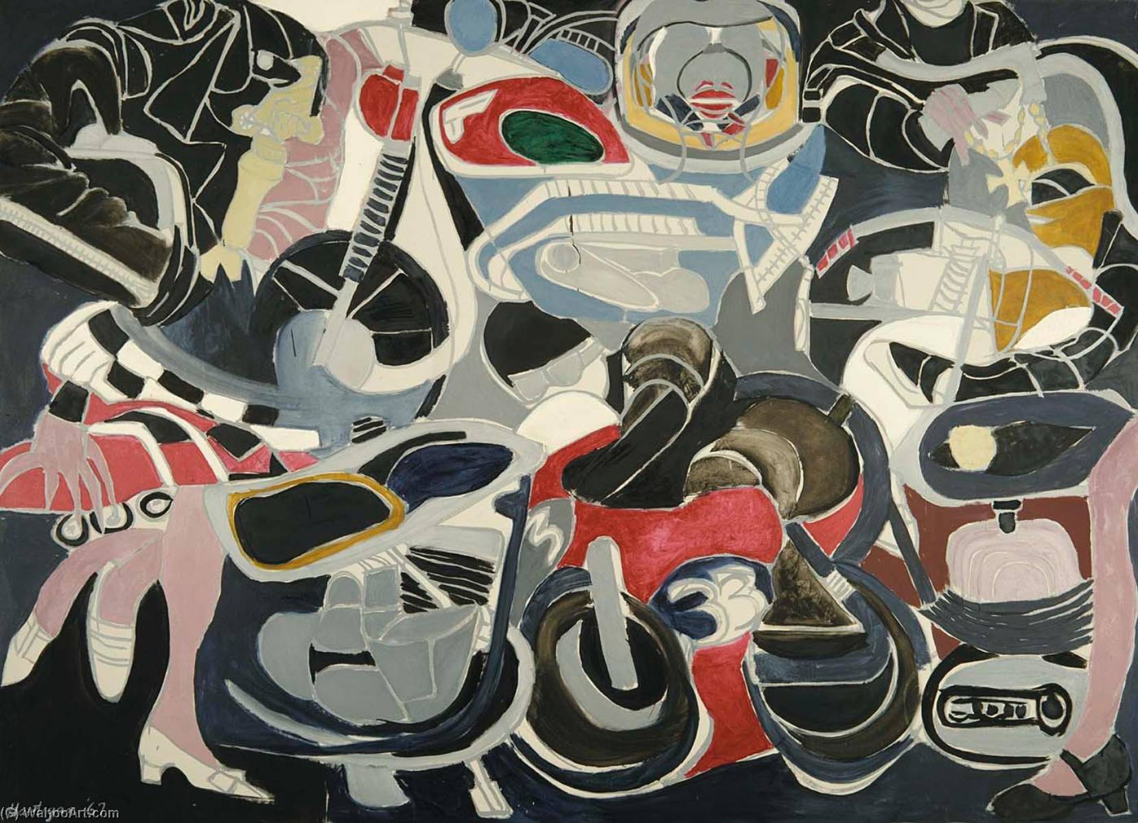 Ciclo Moderno, 1967 de Grace Hartigan (1922-2008, United States) Grace ...