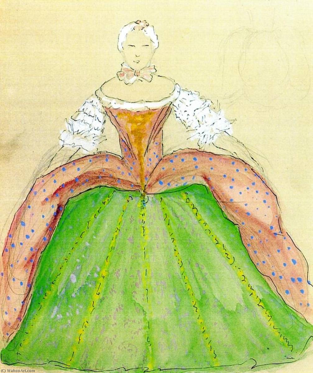 Obter Gravura De Qualidade De Museu Figura feminina, 1909 por Marianne ...