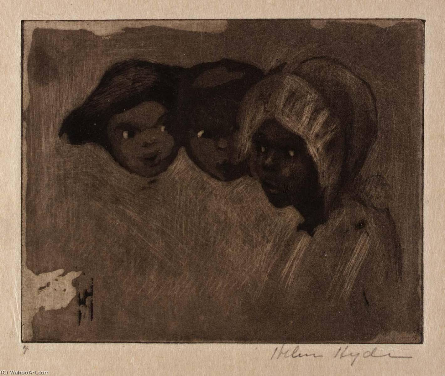 Museum Art Reproductions The Goblins `l Git Yer, 1918 by Helen Hyde ...