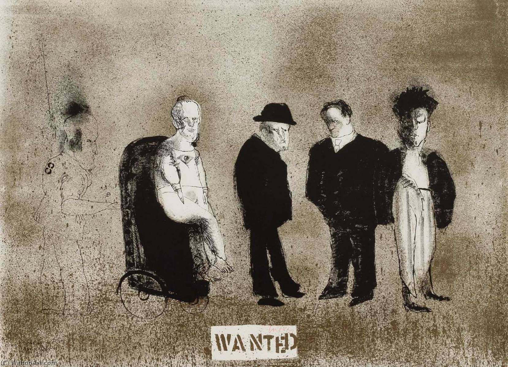 Quería, 1968 de Jose Luis Cuevas (1934-2017, Mexico) Jose Luis Cuevas ...