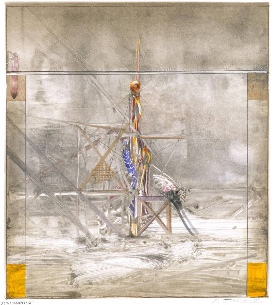 London Site 6, 1984 de Nathan Oliveira (1928-2010, United States ...