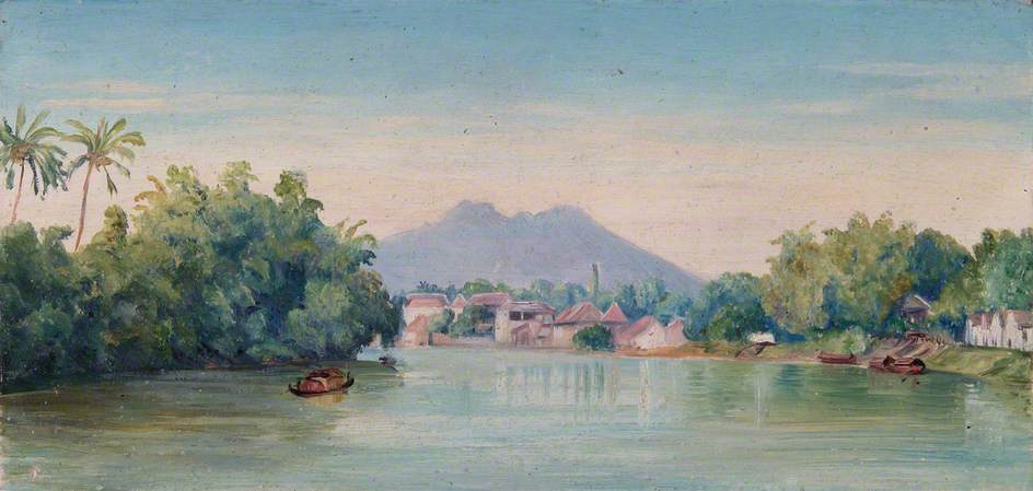 Get Paintings Reproductions From Surabaza, Java, 1880 by Marianne North ...
