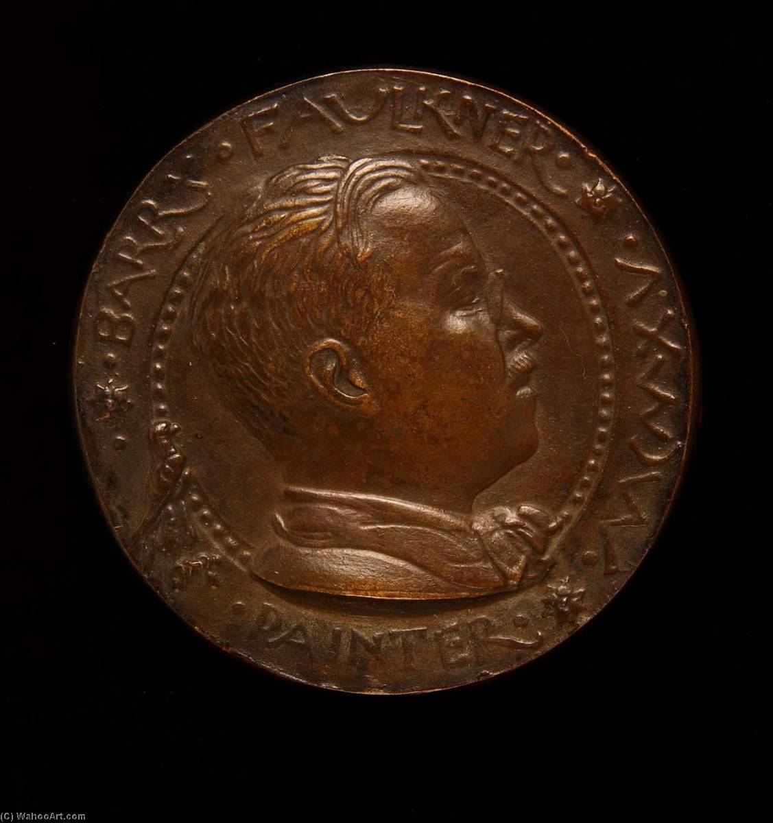 Museum Art Reproductions Barry Faulkner Portrait Medal, 1915 by Paul ...
