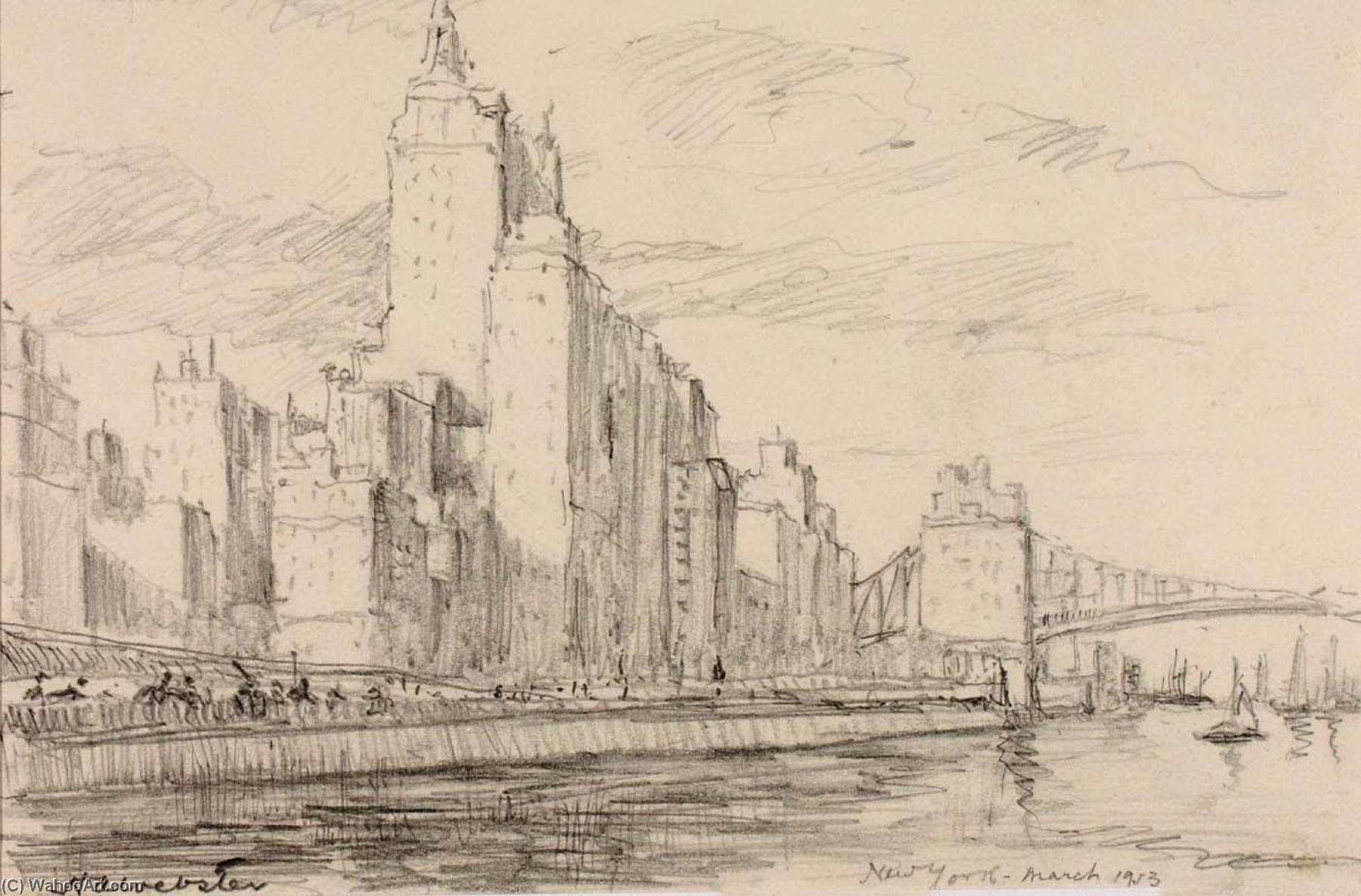 Acheter Reproductions D'art De Musée New York, 1953 de Herman Armour ...