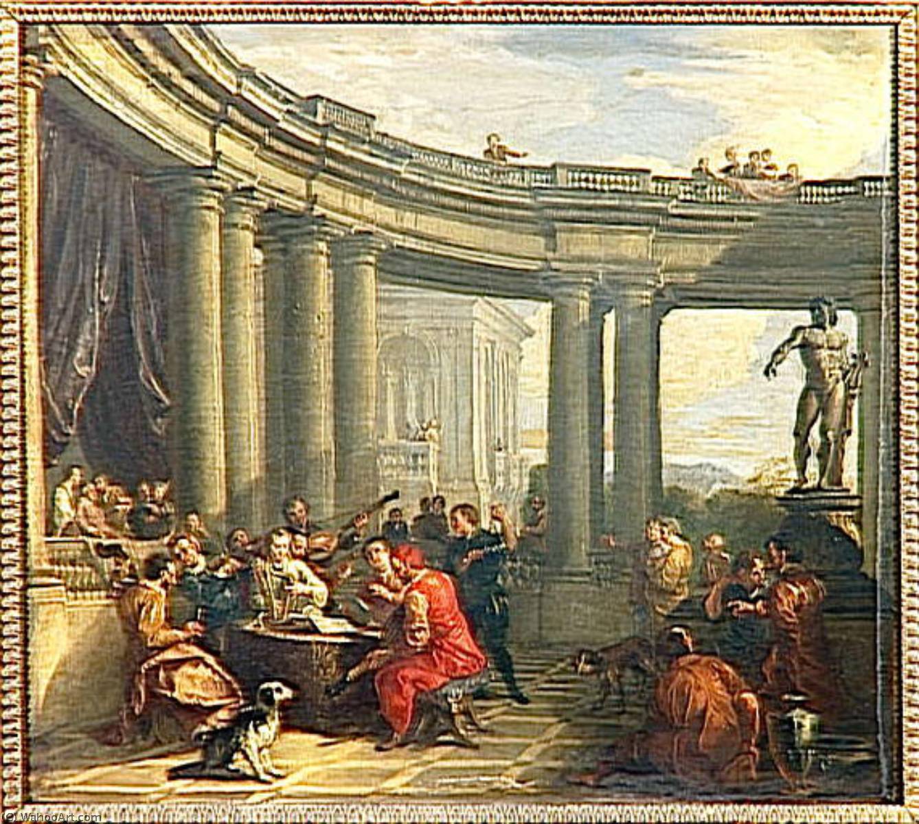 Compre Museu De Reproduções De Arte CONCERT DONNE DA L`INTERIEUR D`UN ...