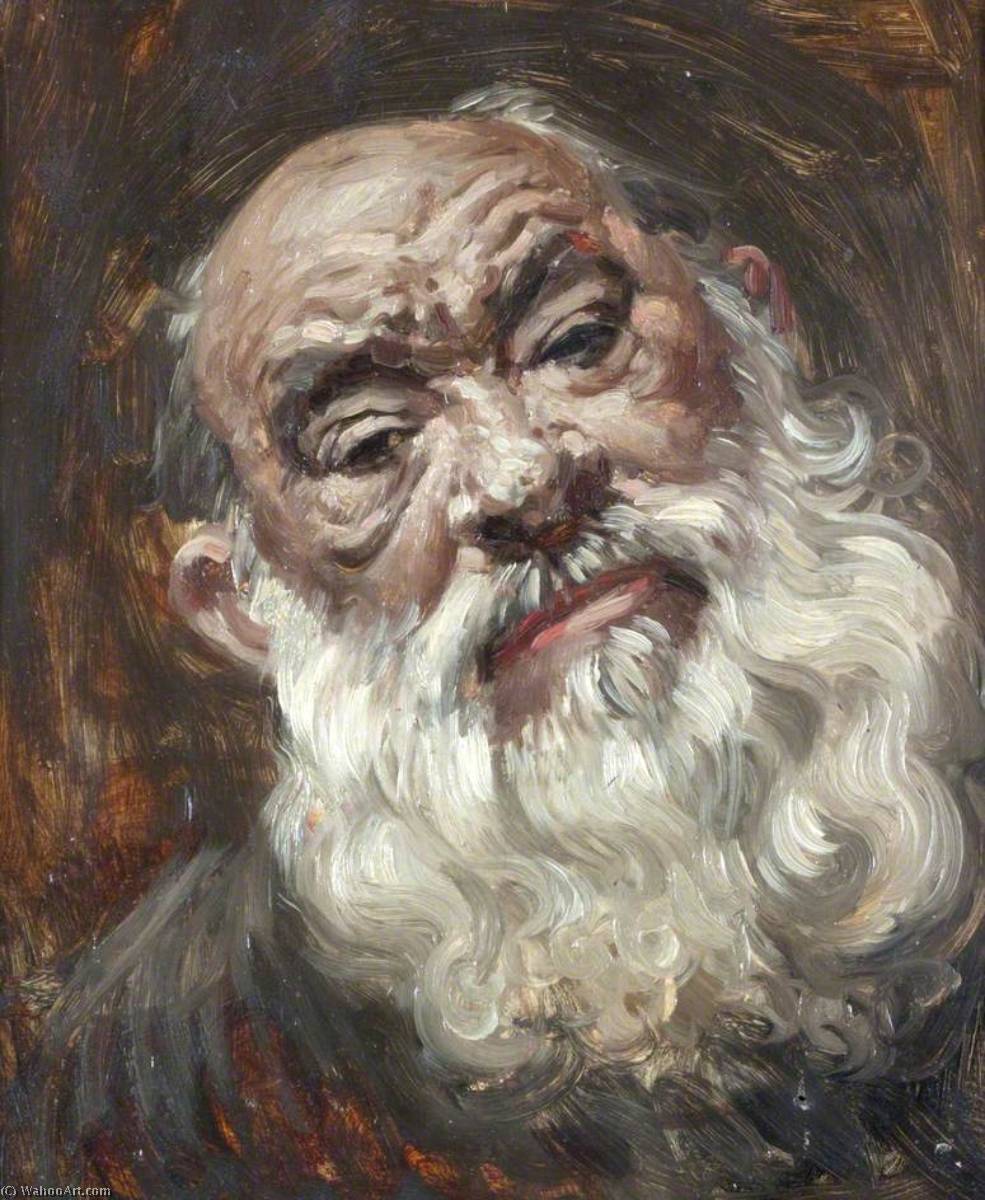 Pedir Reproducciones De Arte Head of an Old Man, 1909 de Augustus Edwin ...