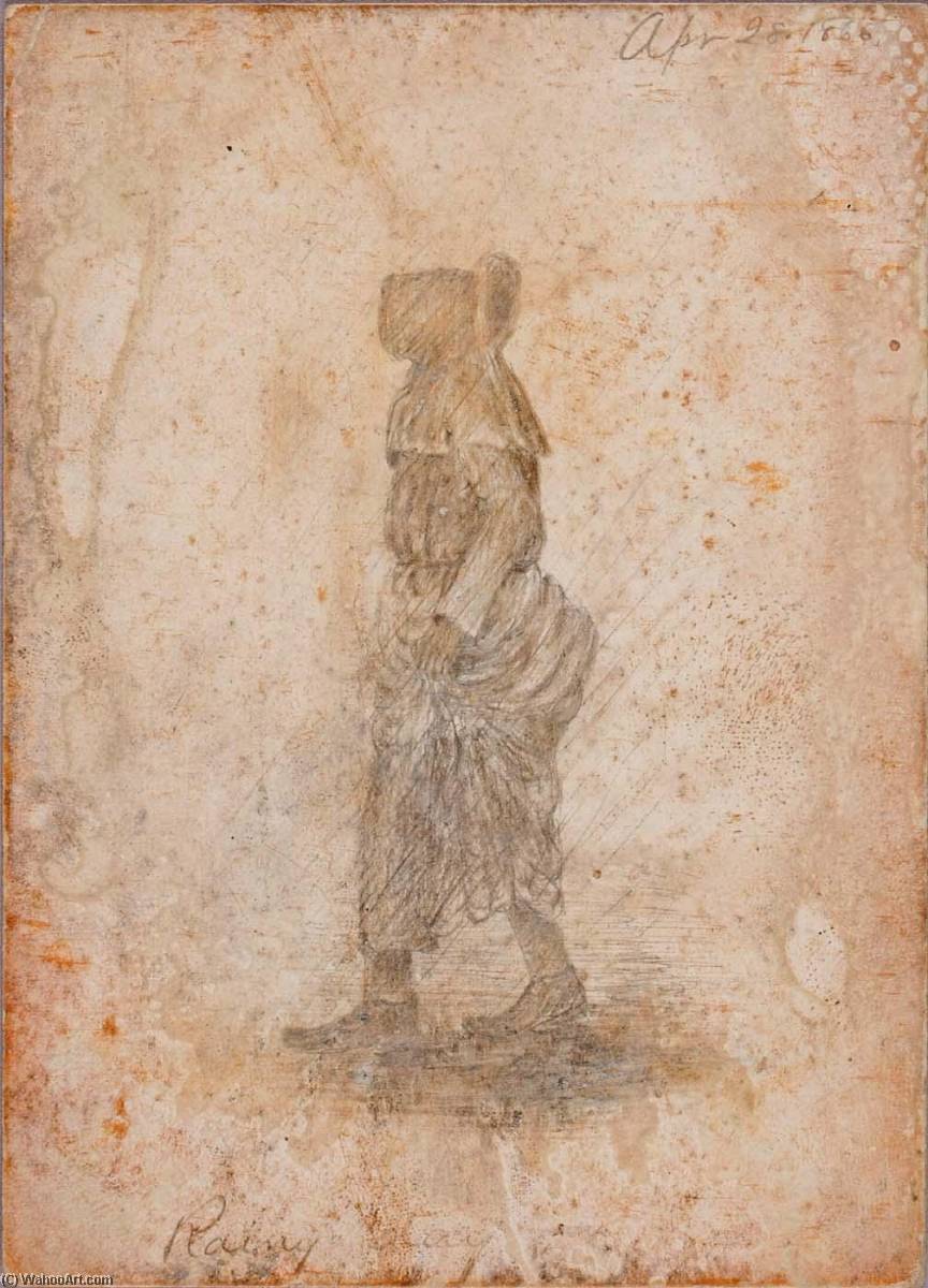 Art Reproductions Rainy Day, 1866 by Olin Levi Warner (1844-1896 ...