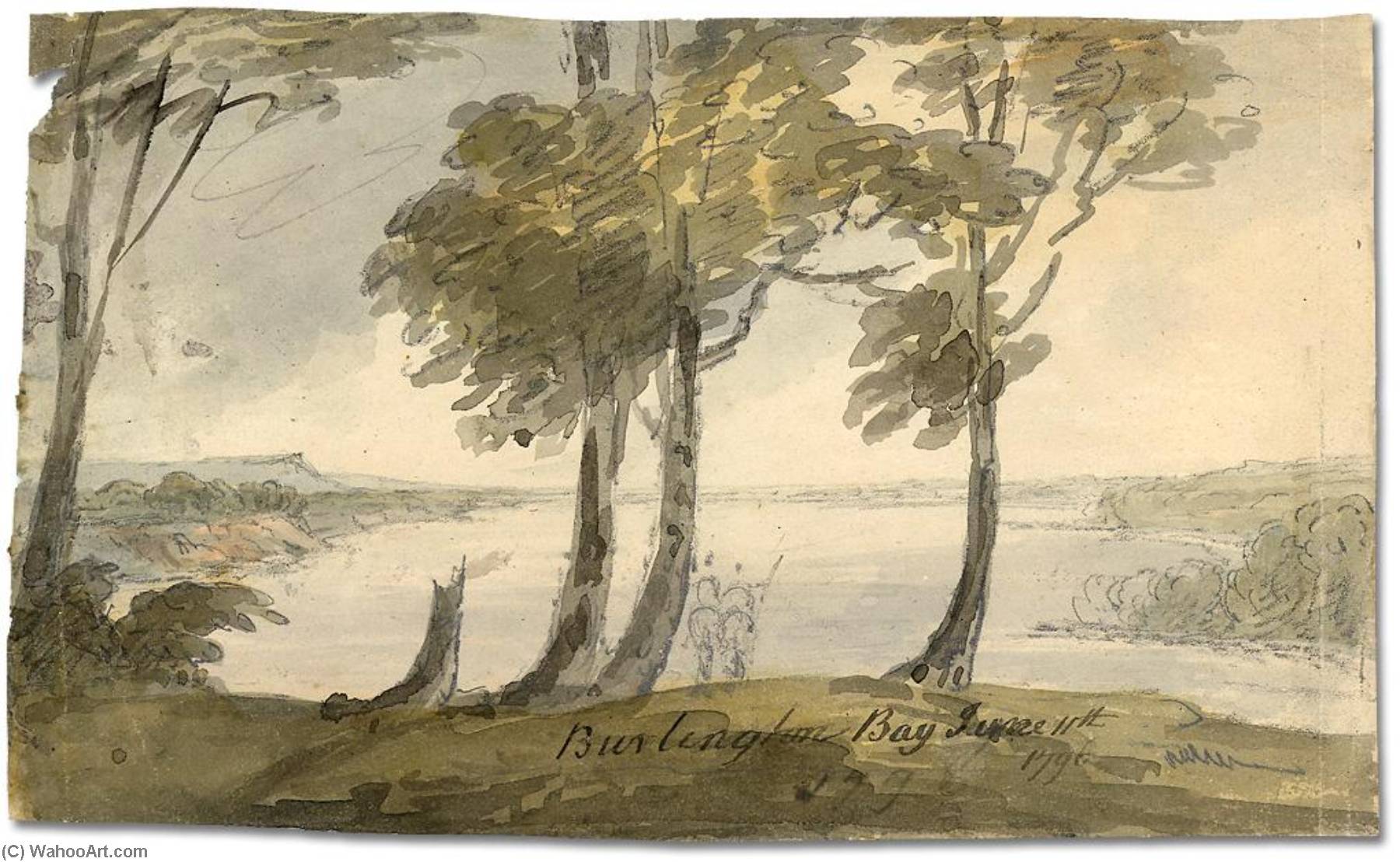 Museu De Reproduções De Arte , 1796 por Elizabeth Simcoe (1762-1850 ...