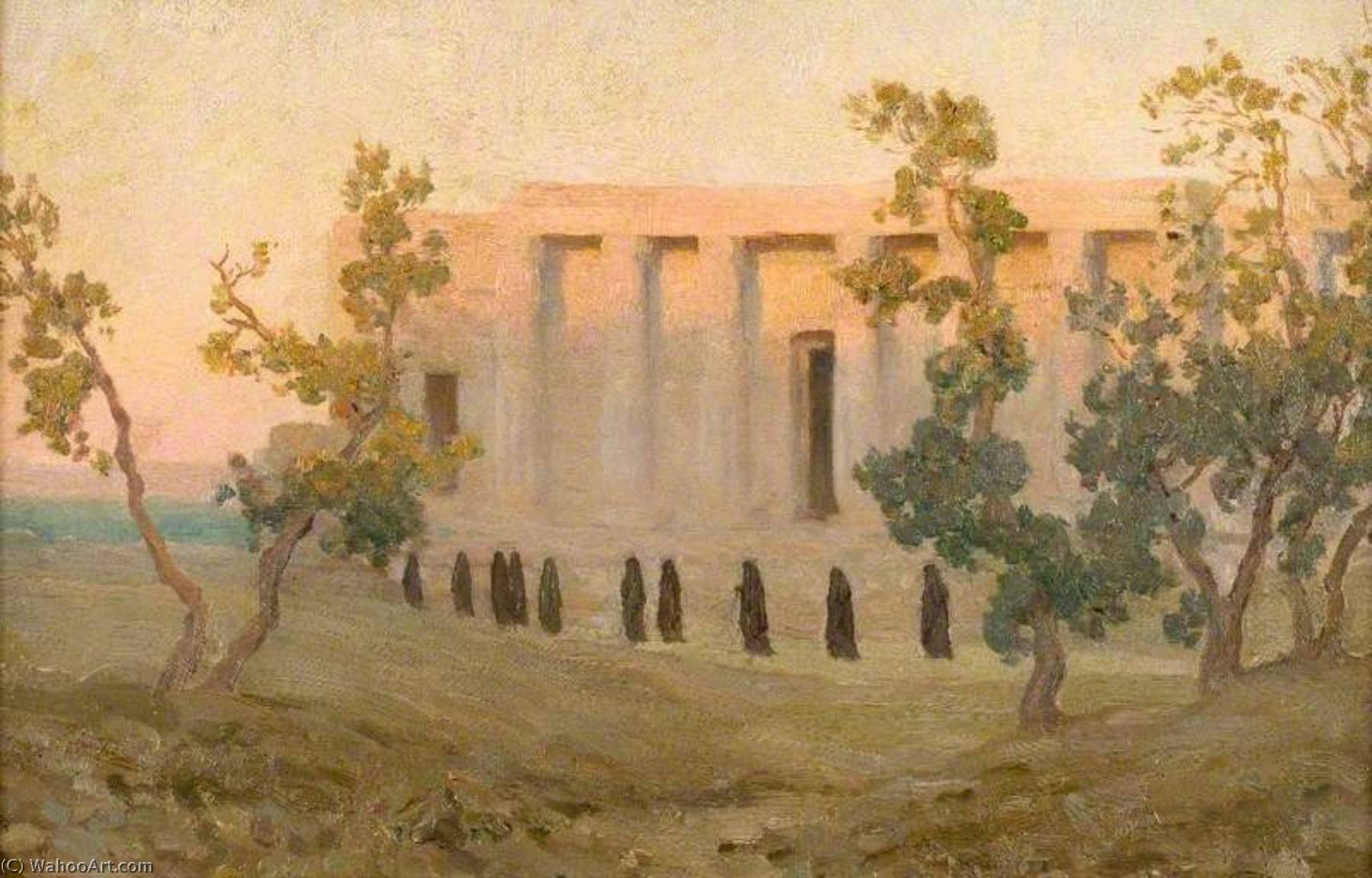 Museum Art Reproductions Egyptian Scene, 1908 by Brian Hatton (1887 ...