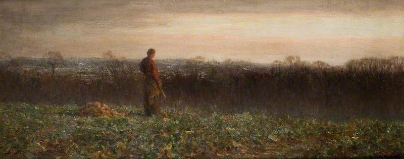 Buy Museum Art Reproductions Evening at Warham, Herefordshire, 1913 by ...