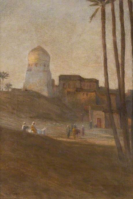 Gravura De Qualidade De Museu Aldeia árabe, 1908 por Brian Hatton (1887 ...