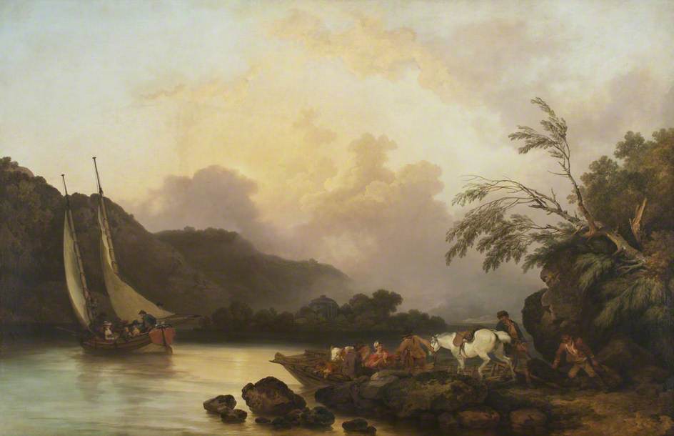 Riproduzioni Di Belle Arti Belle Isle, Windermere, in una calma, 1786 ...