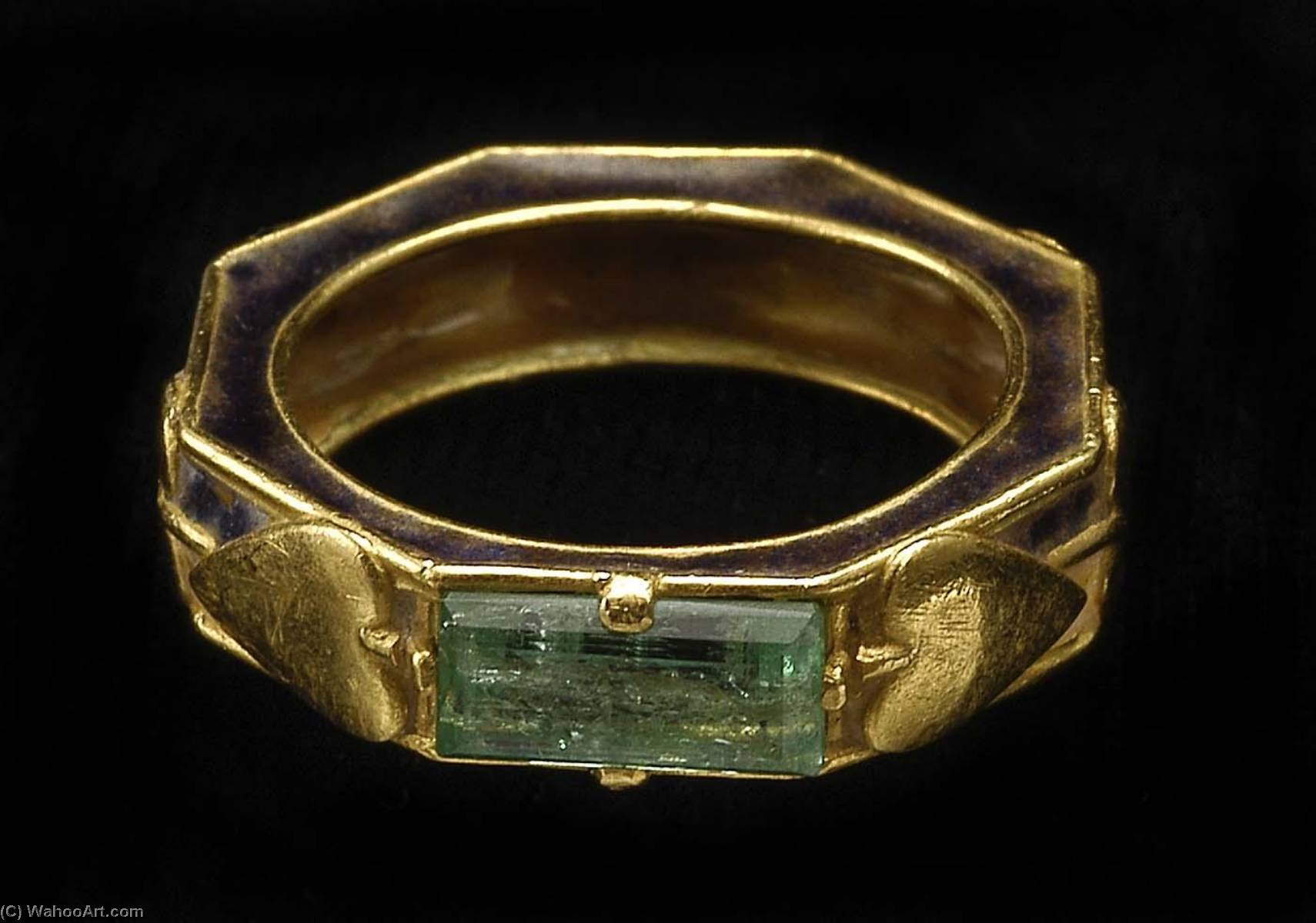 Kunstreproduktionen Blatt Design Ring, 1935 von Florence Koehler (1861 ...