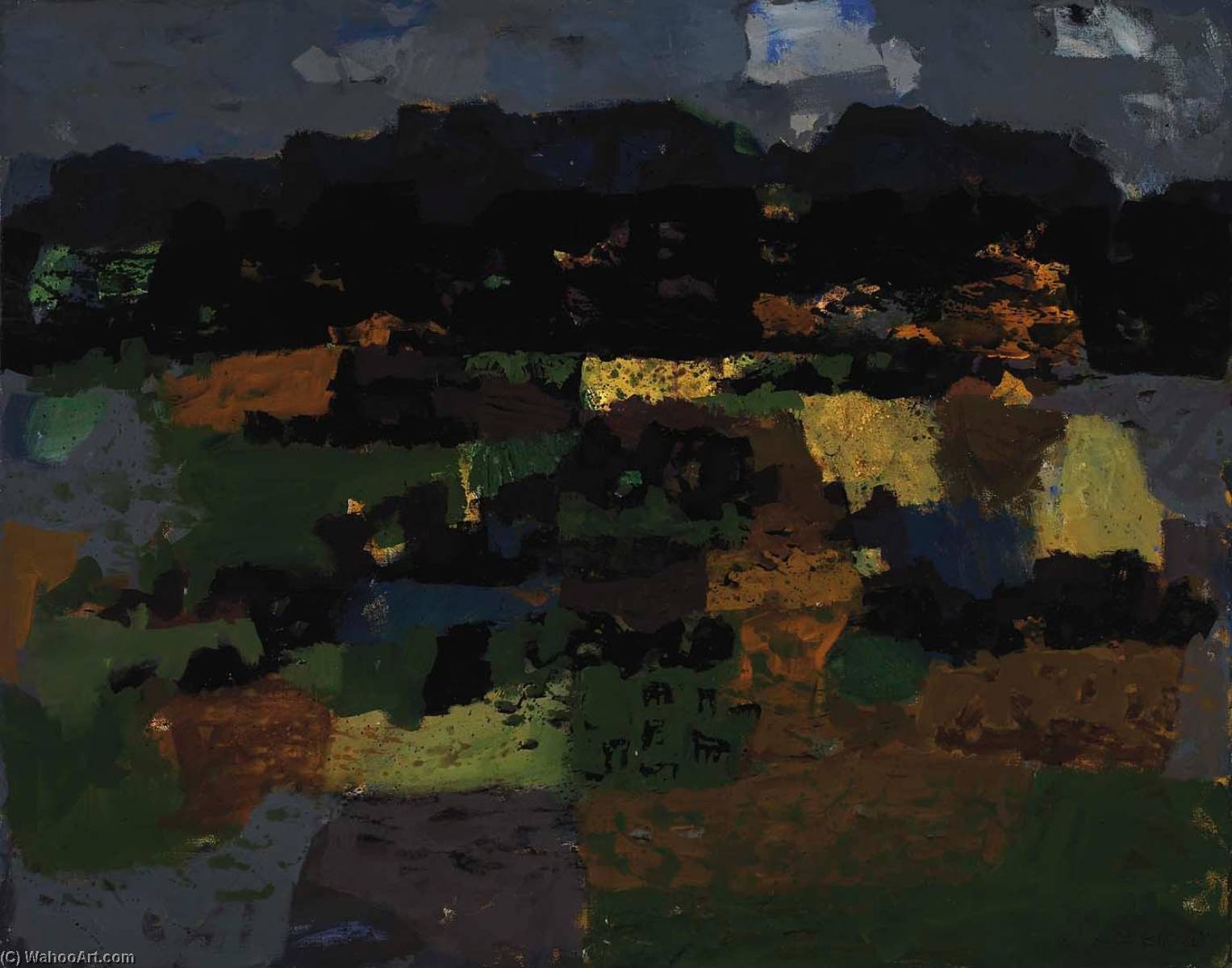 Buy Museum Art Reproductions Fields and Hills, 1962 by Arnold Blanch ...