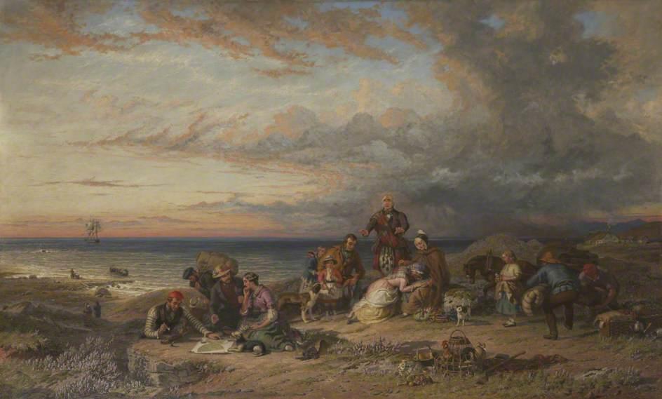 Artwork Replica The Hope Beyond by Jacob Thompson (1810-1885 ...