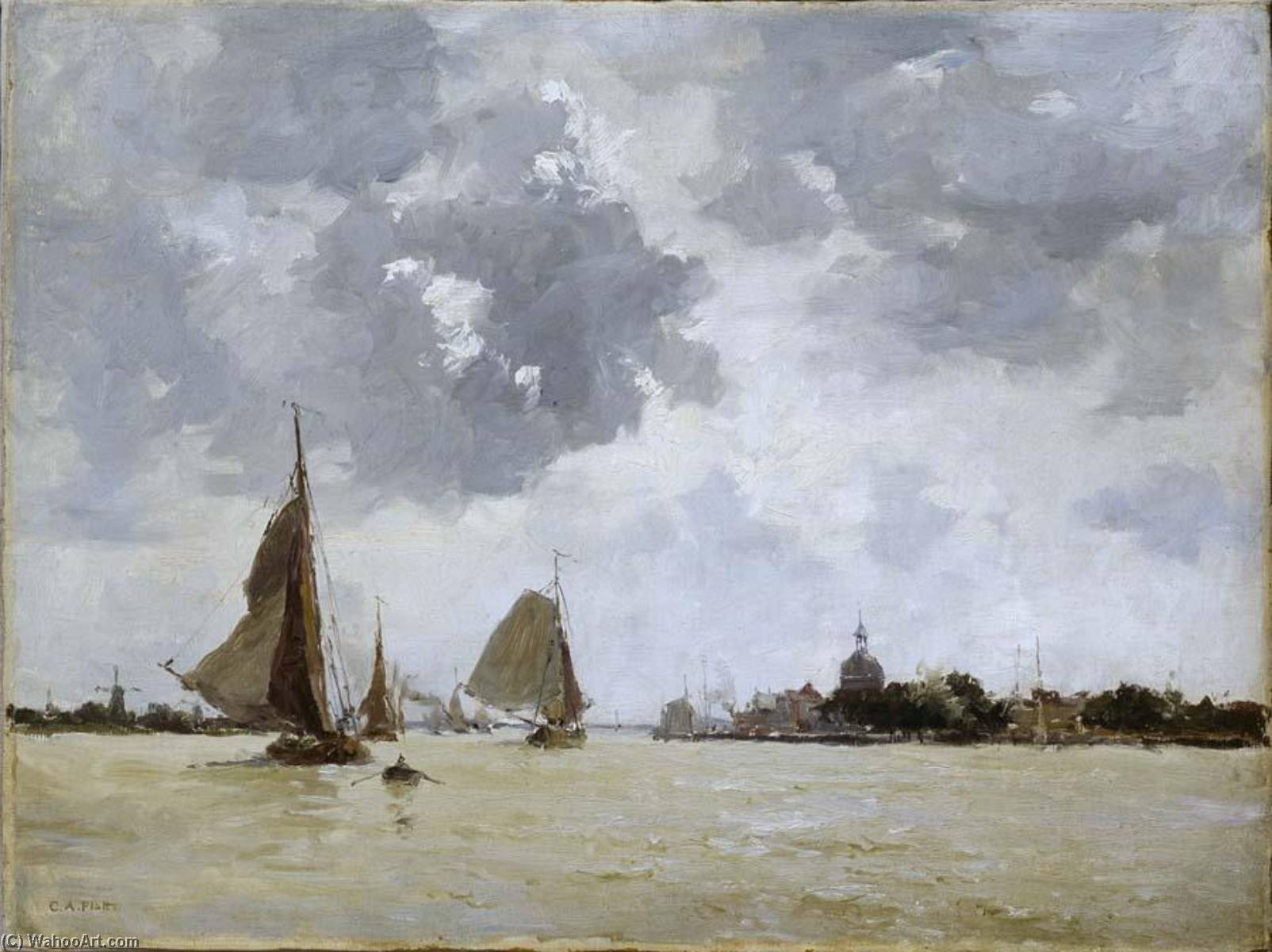 Acheter Reproductions D'art De Musée Dordrecht, 1883 de Charles Adams ...