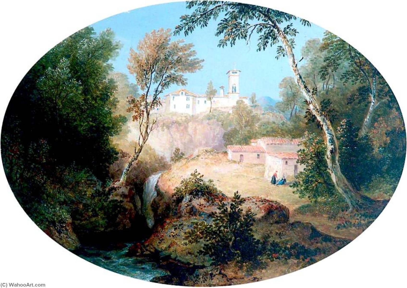 Reproducciones De Arte Del Museo Villa italiana de William Cowen (1791 ...