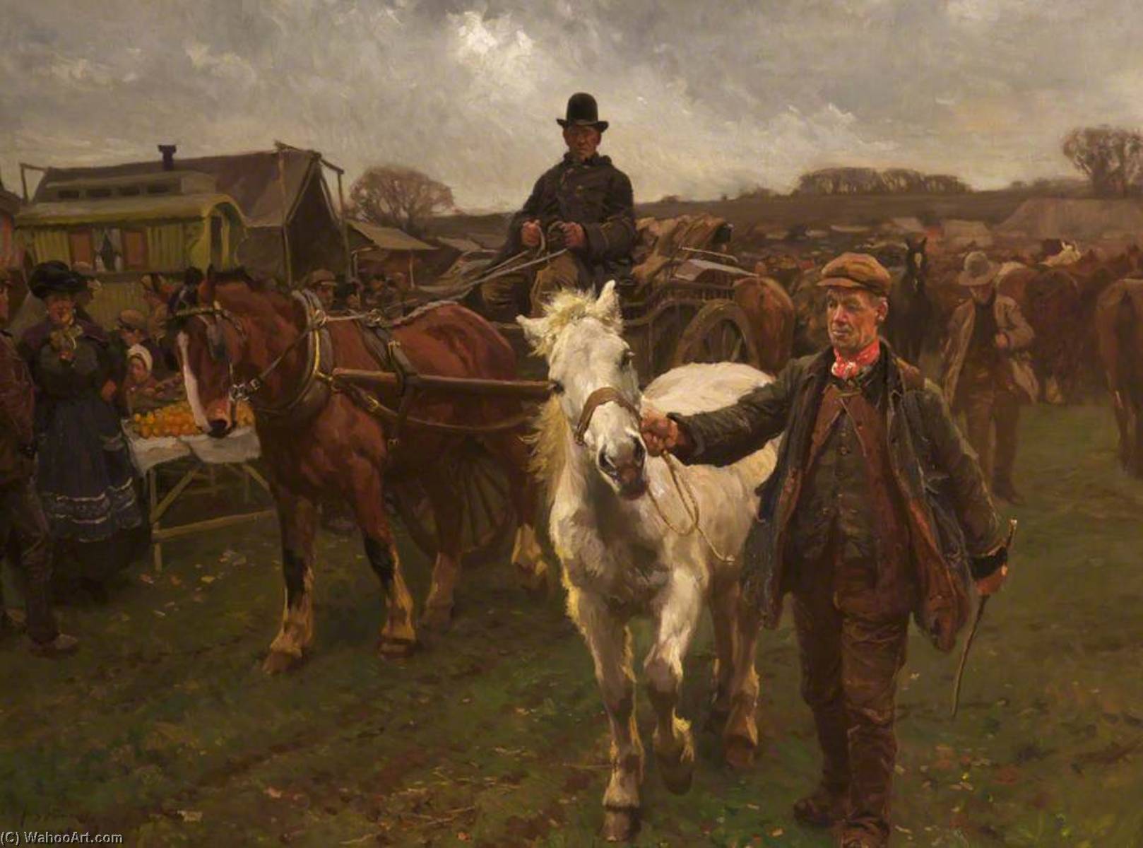 A White Slave, 1904 by Alfred James Munnings Alfred James Munnings ...