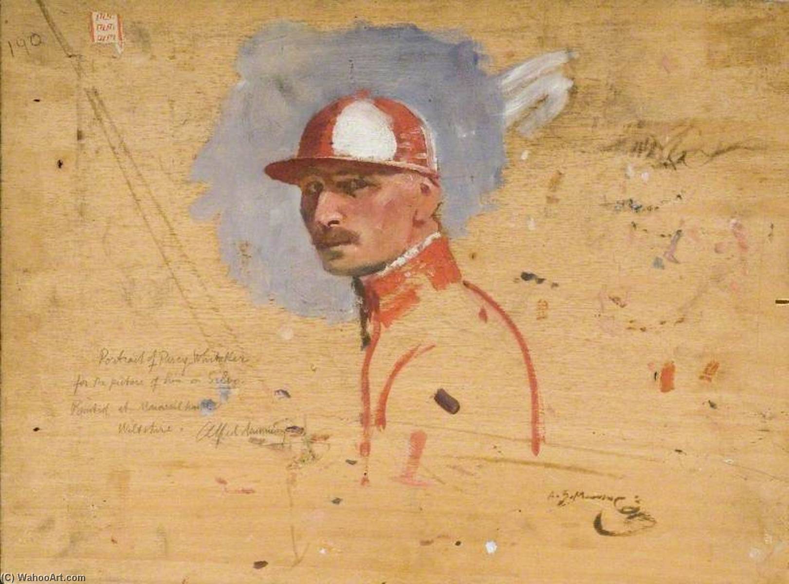 Order Artwork Replica Study of Percy Whitaker on `Silvo` (recto) by Sir ...