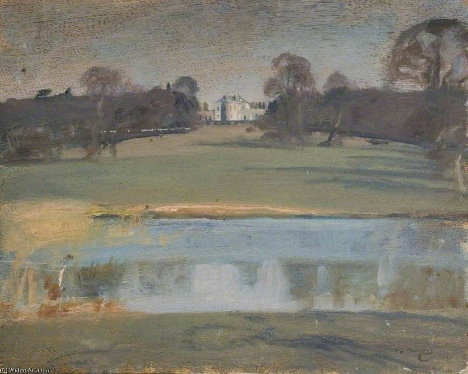 Purchase Oil Painting Replica View with Tendring Hall, Suffolk ...