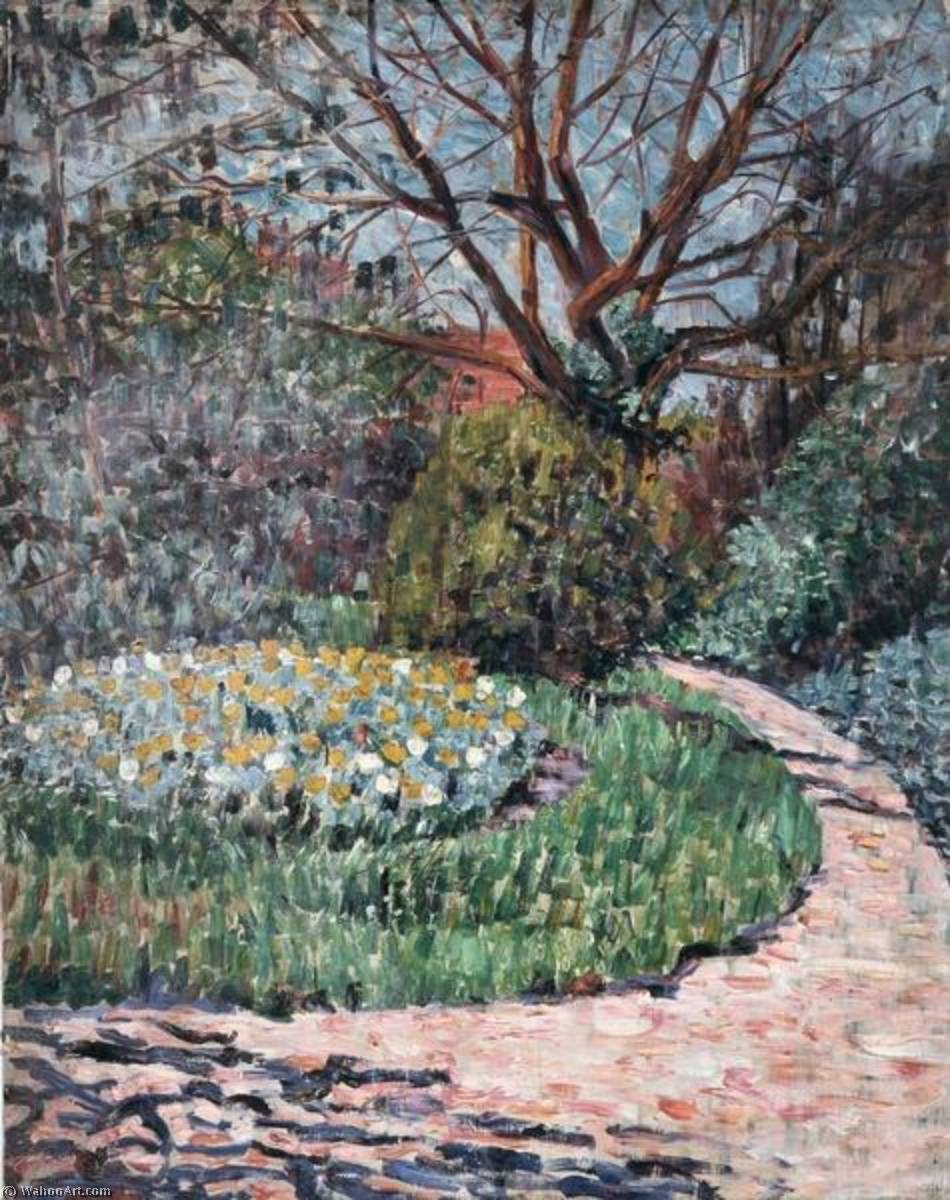 Artwork Replica | Parterre de tulipes à Bonnières by Georgette Agutte ...