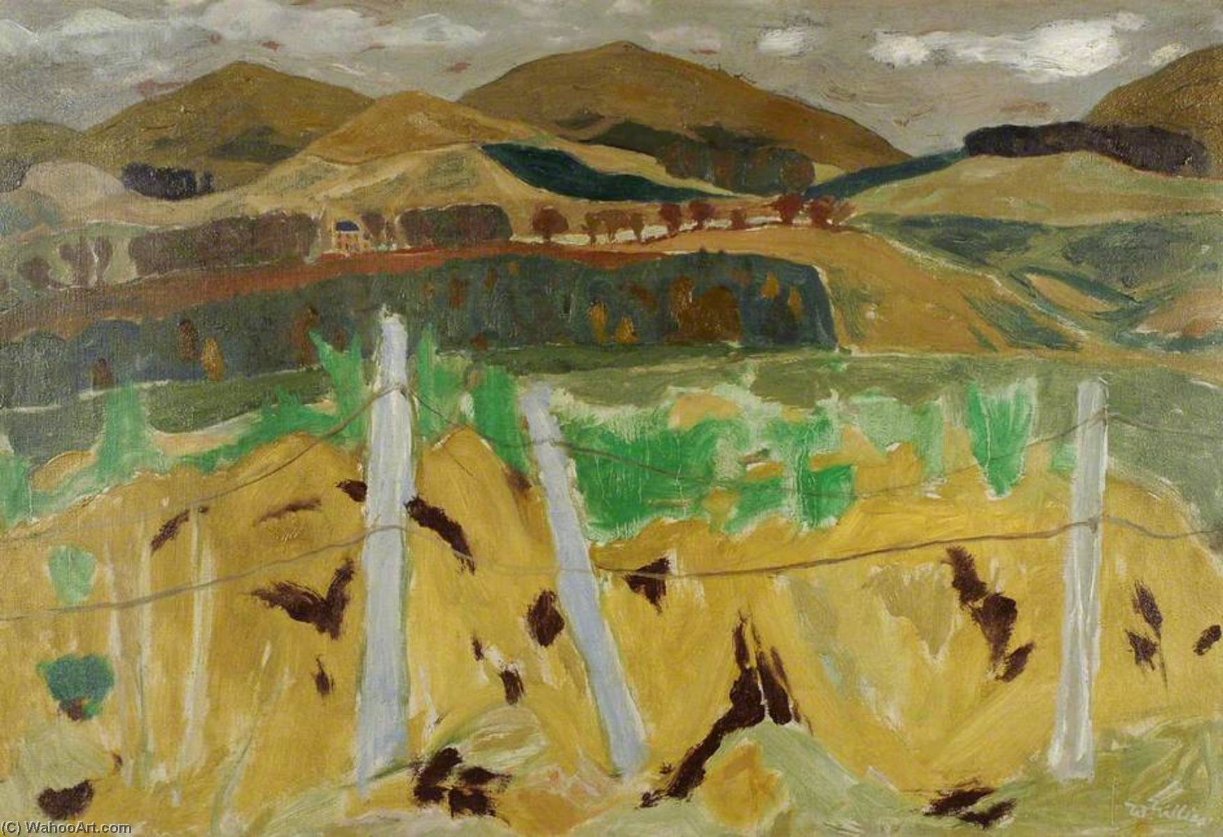 Get Art Reproductions Autumn, Lyne Valley by Sir William George Gillies ...