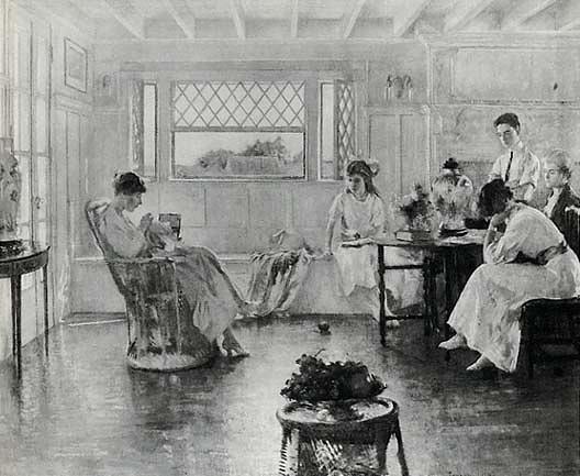 Reproducciones De Arte Mi familia, 1914 de Edmund Charles Tarbell (1862 ...