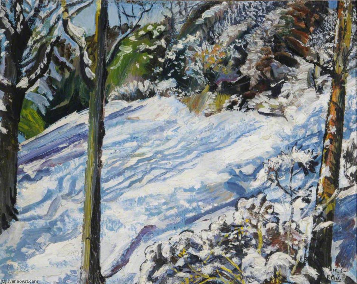 Museu De Reproduções De Arte st aubin na neve, 1948 por Francis ...