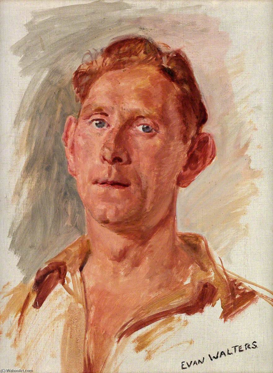 Art Reproductions Portrait of a Young Man, 1910 by Evan Walters (1892 ...