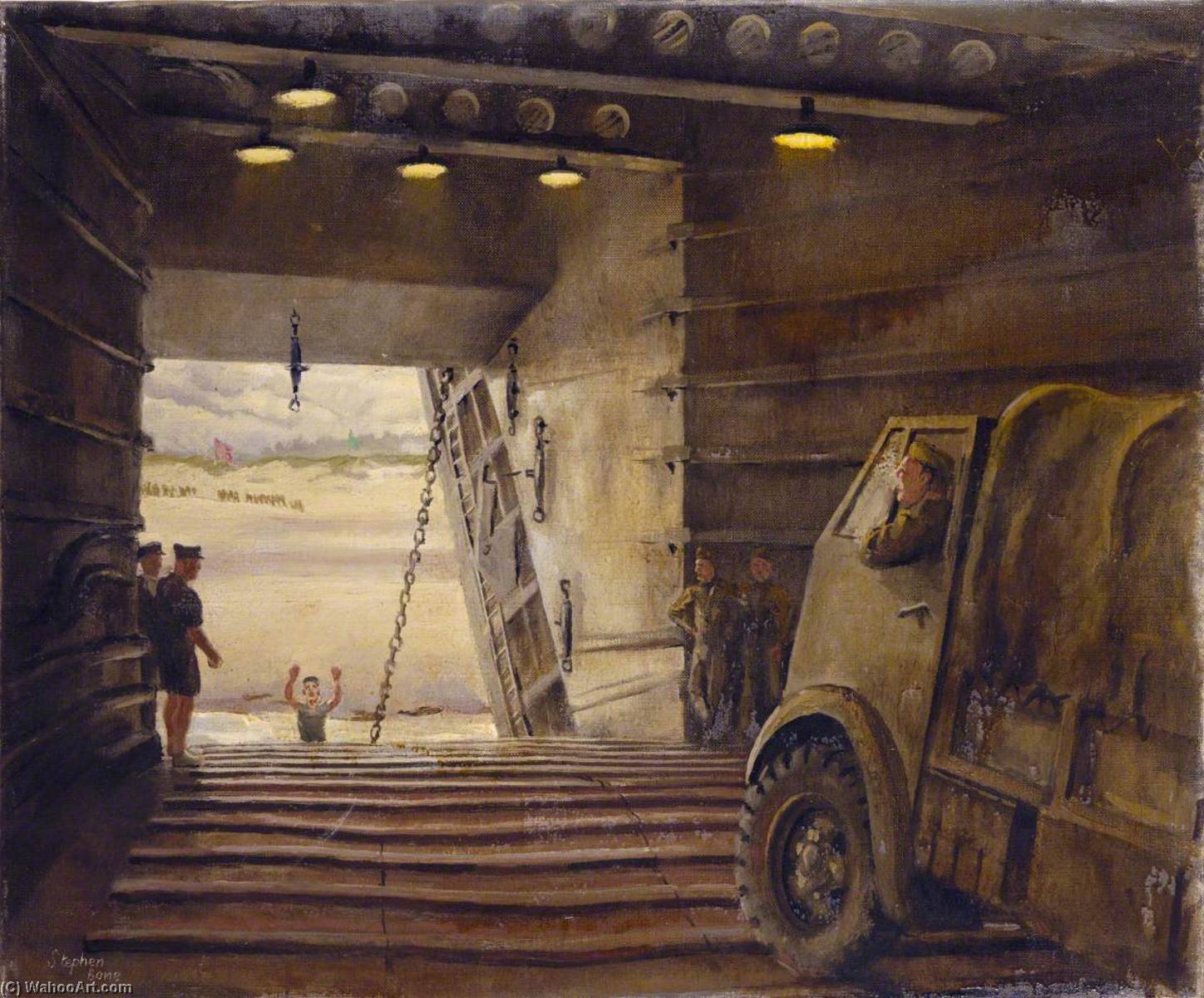Order Artwork Replica The Gateway to Europe, 1944 by Stephen Bone ...