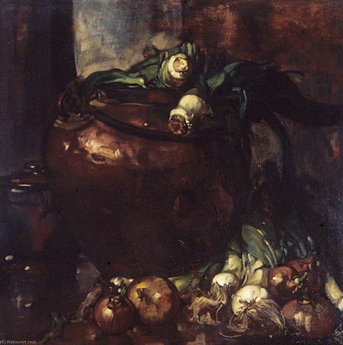 Buy Museum Art Reproductions Leeks, 1902 by Sir Frank William Brangwyn ...