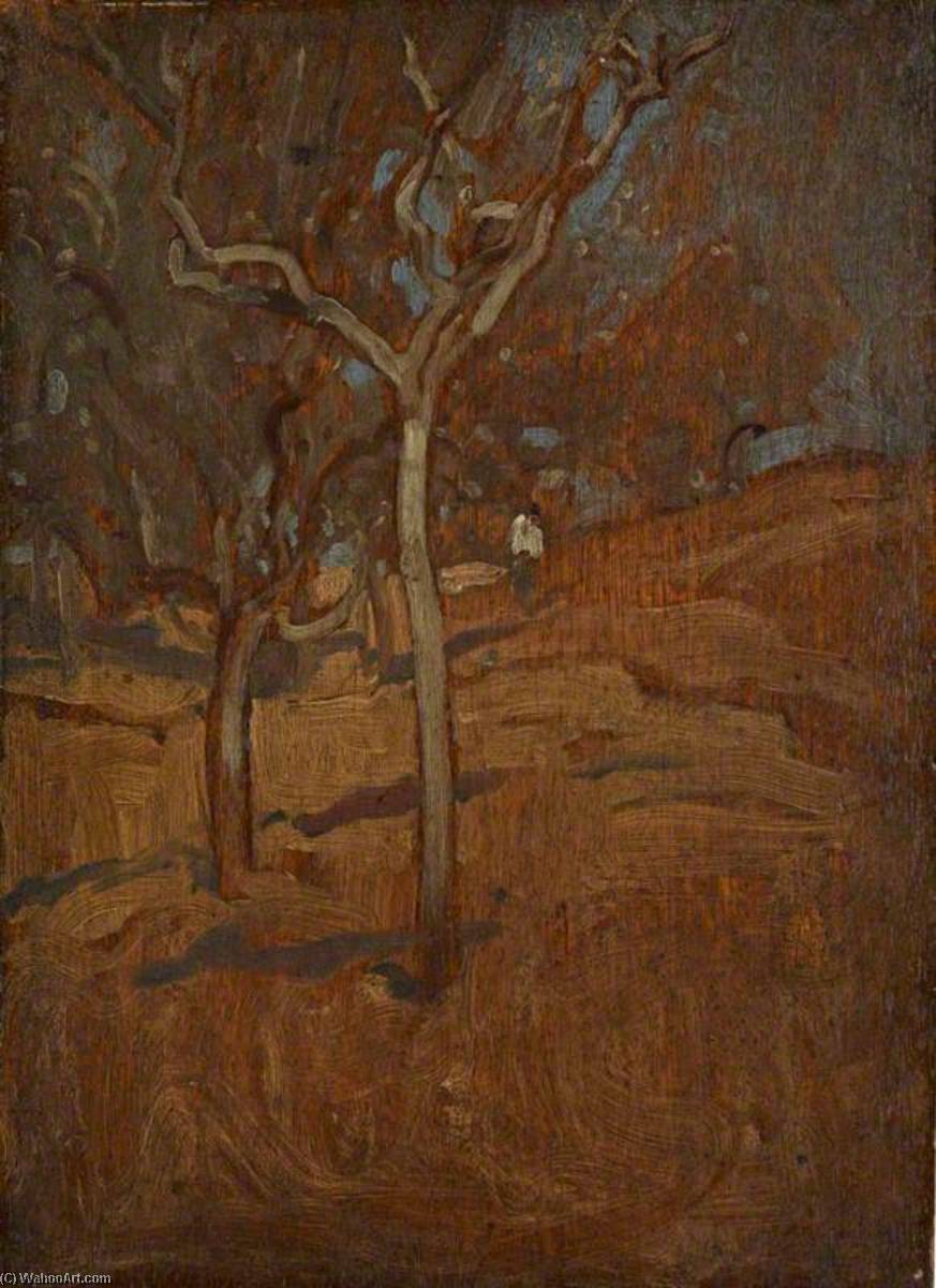 Assisi Woodland by Frank William Brangwyn Frank William Brangwyn ...